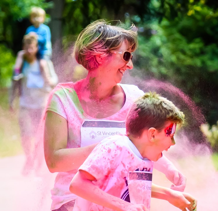 The Colour Fun Run: running, walking or skipping, powder paint and ...