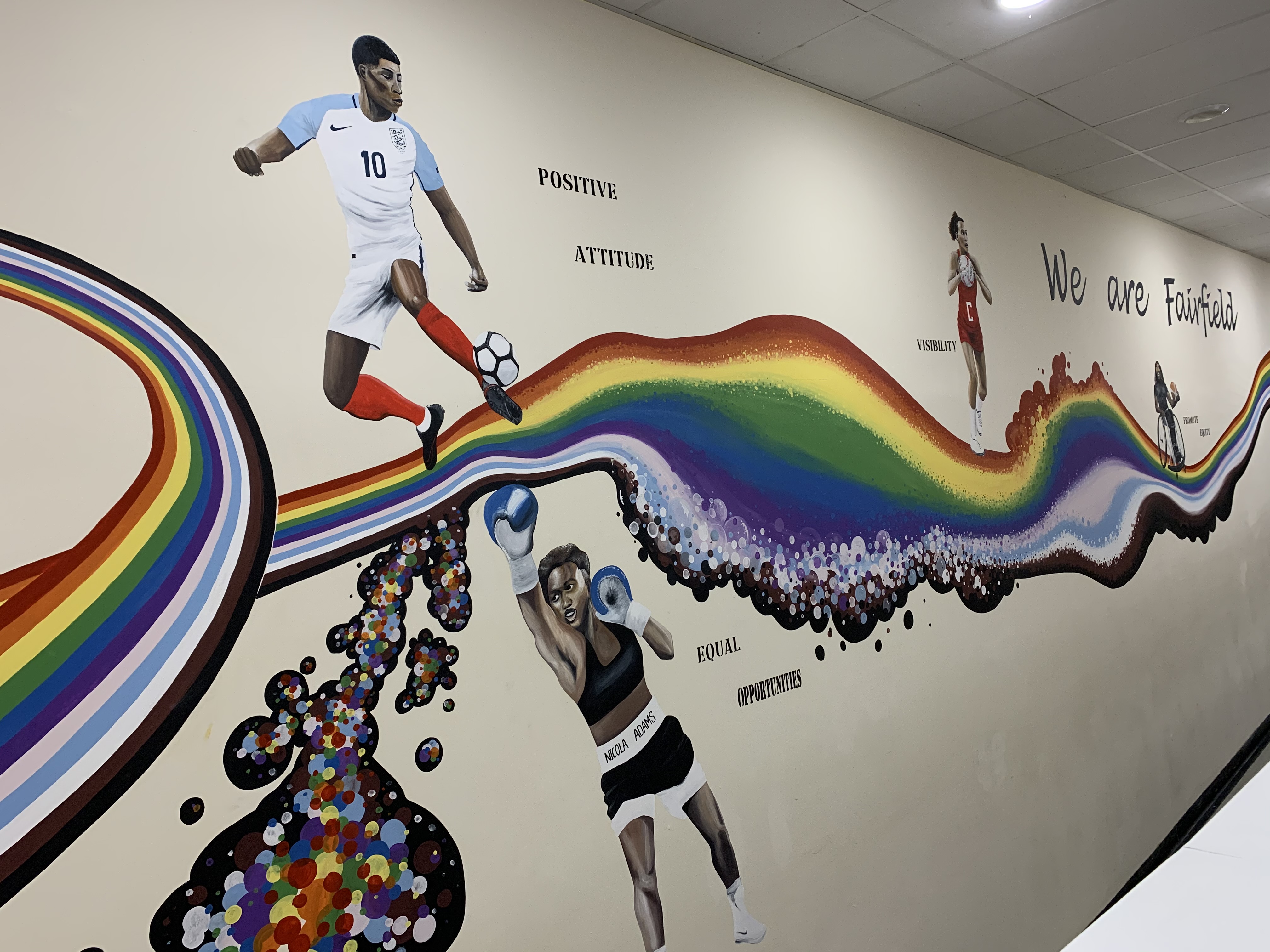 Fairfield High School Reveals Stunning BAME & LGBTQI+ Street Art Themed ...
